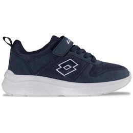 Sneaker Lotto, M&auml;dchen, Gr. 25, navy, wei&szlig;, Kunstfaser, Synthetik, unifarben, Schuhe Sneaker, - besonders leicht & bequem