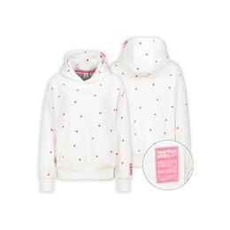Eight2Nine Hoodie in Wei&szlig;/ Pink - 55% | Gr&ouml;&szlig;e S | Damen-sweatshirts-jacken