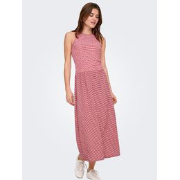 Only Kleid in Rot/ Wei&szlig; - 20% | Gr&ouml;&szlig;e M | Damen-kleider