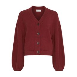 MOSS COPENHAGEN Cardigan "Zafina" in Bordeaux - 61% | Gr&ouml;&szlig;e L/XL | Damen-pullover-cardigans