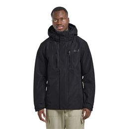 Jack Wolfskin Funktionsjacke "Jasper" in Schwarz - 43% | Gr&ouml;&szlig;e S | Herren-outdoorjacken