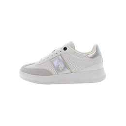 U.S. Polo Assn. Sneakers "Campy" in Creme/ Silber - 47% | Gr&ouml;&szlig;e 39 | Damen-sneakers