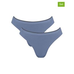 Sloggi 2er-Set: Slips "Go Sense" in Hellblau - 31% | Gr&ouml;&szlig;e M | Damen-unterteile