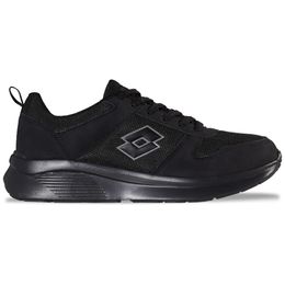 Sneaker Lotto, Herren, Gr. 36, schwarz, dunkelgrau, Kunstfaser, Synthetik, unifarben, Schuhe Sneaker, - extra leicht & bequem