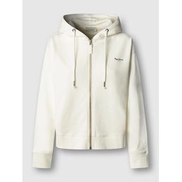 Pepe Jeans Sweatjacke "Marsu" in Creme - 39% | Gr&ouml;&szlig;e M | Damen-sweatshirts-jacken