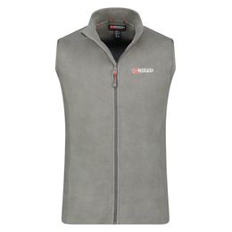 Geographical Norway Fleeceweste "Vug" in Grau - 51% | Gr&ouml;&szlig;e L | Herren-outdoorjacken