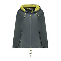 Geographical Norway &Uuml;bergangsjacke in Anthrazit - 71% | Gr&ouml;&szlig;e XXL | Damenjacken