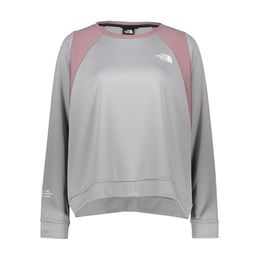 The North Face Fleecepullover "Plus" in Grau/ Rosa - 57% | Gr&ouml;&szlig;e 1X | Damenpullover