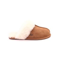 UGG Australia UGG Leder-Hausschuhe "Scuffette II" in Hellbraun - 36% | Gr&ouml;&szlig;e 37 | Damen-pantoletten
