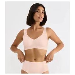 Bralette Sloggi "ZERO Feel 2.0 Bralette", Damen, Gr. XS, N-Gr, rosa (puff pink), Single Jersey, Obermaterial: 76% Polyamid, 24% Elasthan, BHs Bralette, nahtlos und unsichtbar