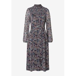 More & More More & More Kleid in Dunkelblau/ Beige - 80% | Gr&ouml;&szlig;e 40 | Damen-kleider