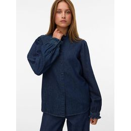 V&eacute;ro Moda Vero Moda Jeans-Bluse in Dunkelblau - 62% | Gr&ouml;&szlig;e XS | Damen-blusen
