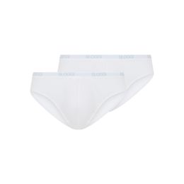Minislip Sloggi "Men Basic", Herren, Gr. 7, wei&szlig;, Single Jersey, Obermaterial: 94% Baumwolle, 6% Elasthan, unifarben, k&ouml;rpernah, Unterhosen, elastischer, weicher Taillenbund