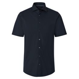 Businesshemd Venti "Venti Businesshemd Jerseyflex uni", Herren, Gr. 36, Normalgr&ouml;&szlig;en, schwarz, 89% Baumwolle, 11% Elasthan, unifarben, schmal, Hemden