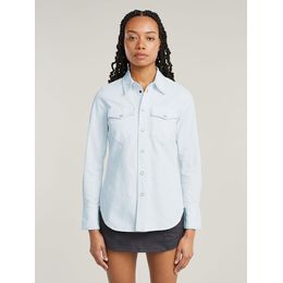 G-Star Raw G-Star Hemd in Hellblau - 60% | Gr&ouml;&szlig;e S | Damen-blusen