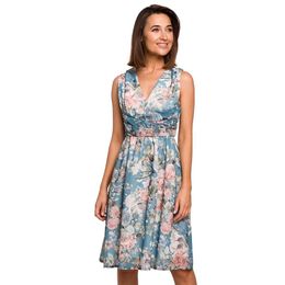 Stylove Kleid in T&uuml;rkis/ Bunt - 43% | Gr&ouml;&szlig;e M | Damen-kleider
