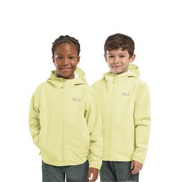 Jack Wolfskin Regenjacke "Flaze" in Gelb - 35% | Gr&ouml;&szlig;e 128 | Kinder-outdoor-jacken