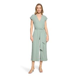 Overall Betty Barclay "Damen mit Bindeg&uuml;rtel", Damen, Gr. 38, Normalgr&ouml;&szlig;en, chinois gr&uuml;n, Obermaterial: 95% Polyester, 5% Elasthan, figurumspielend, V-Ausschnitt, Overalls Overall