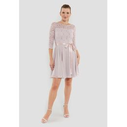 Swing Kleid in Ros&eacute; - 74% | Gr&ouml;&szlig;e 46 | Damen-kleider