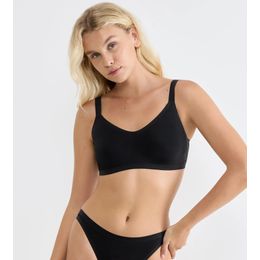 Bralette Sloggi "ZERO Feel Air Bralette", Damen, Gr. L, N-Gr, schwarz, Single Jersey, Obermaterial: 83% Polyamid, 17% Elasthan, BHs Bralette, atmungskativ und unsichtbar
