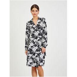 ORSAY Kleid in Schwarz/ Wei&szlig; - 55% | Gr&ouml;&szlig;e M | Damen-kleider