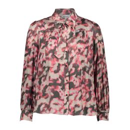 More & More More & More Bluse in Khaki/ Pink - 60% | Gr&ouml;&szlig;e 38 | Damen-blusen