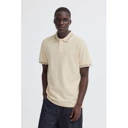 Poloshirt Blend "BHFons Polo", Herren, Gr. L, bleached sand, Piqu&eacute;, 100% Baumwolle, unifarben, Basic, normal normal, ohne Ausschnitt, Rippb&uuml;ndchen, Shirts, Klassisches Polo-T-Shirt mit kontrastfarbenen Details