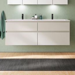 Burgbad Lin20 Schrank mit Doppelwaschtisch, 4 Ausz&uuml;ge, SGIB162F5352C0001,