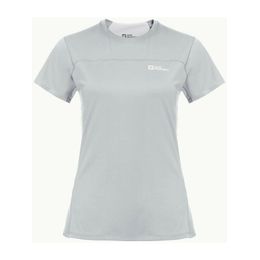 Jack Wolfskin Funktionsshirt "Prelight Chill" in Grau - 58% | Gr&ouml;&szlig;e XS | Damen-outdoor-tops-shirts