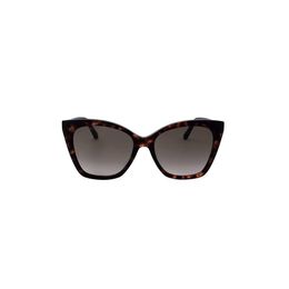 Jimmy Choo Damen-Sonnenbrille in Schwarz-Braun/ Grau - 68% | Gr&ouml;&szlig;e 56 | Damen-brillen