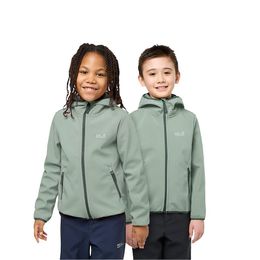 Jack Wolfskin Softshelljacke "Fourwinds" in Salbei - 36% | Gr&ouml;&szlig;e 140 | Kinder-outdoor-jacken