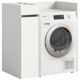 Waschmaschinenschrank Free Wei&szlig; ca. 95x101x60 cm