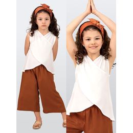 Denokids 2tlg. Outfit in Creme/ Terrakotta - 61% | Gr&ouml;&szlig;e 122 | Kinder-oberteile