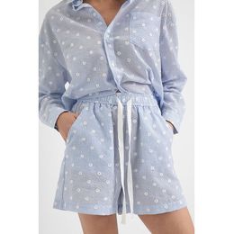 Josephine & Co Josephine & Co Shorts "Douwe" in Hellblau/ Wei&szlig; - 67% | Gr&ouml;&szlig;e 40 | Shorts