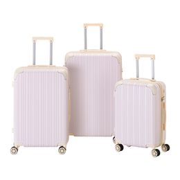 Reisekofferset Madeira Lila, 3-teilig