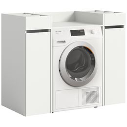 Waschmaschinenschrank Free ca. 124x101 cm Wei&szlig;