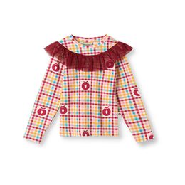 Smafolk Sm&aring;folk Longsleeve "Pinova" in Rot - 54% | Gr&ouml;&szlig;e 104/110 | Kinder-longsleeves