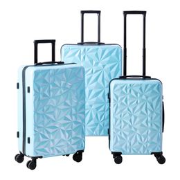 Reisekofferset Lissabon Blau, 3-teilig