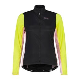 maloja Fahrradjacke "SeisM." in Schwarz/ Limette - 65% | Gr&ouml;&szlig;e M | Damen-outdoorjacken