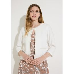 More & More More & More Cardigan in Wei&szlig; - 53% | Gr&ouml;&szlig;e 42 | Damen-pullover-cardigans