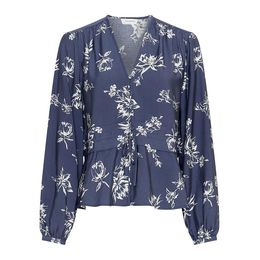MOSS COPENHAGEN Bluse "Andena Amabella" in Dunkelblau/ Creme - 61% | Gr&ouml;&szlig;e XS | Damen-blusen