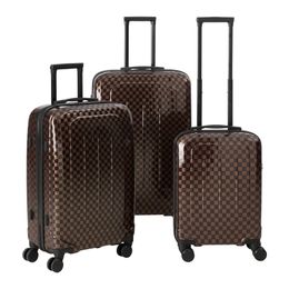 Reisekofferset Tokio Braun, 3-teilig