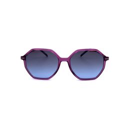 Hugo Damen-Sonnenbrille in Lila/ Dunkelblau - 46% | Gr&ouml;&szlig;e 55 | Damen-brillen