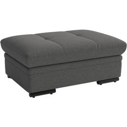 Sit & More Polsterhocker SIT & MORE "Viola", anthrazit, B:102cm H:43cm T:68cm, 100% Polyester, Hocker, Polsterhocker, mit praktischen Stauraum