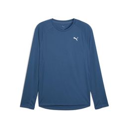 Puma Lauflongsleeve "Velocity" in Blau - 54% | Gr&ouml;&szlig;e L | Herren-sportshirts