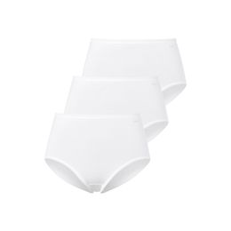 Taillenslip Mey "Emotion", Damen, Gr. 50/52, wei&szlig;, Single Jersey, Obermaterial: 60% Baumwolle, 35% Viskose, 5% Elasthan, k&ouml;rpernah, Unterhosen Taillenslip, angenehmes Tragegef&uuml;hl durch weiche Beinabschl&uuml;sse