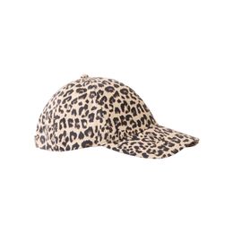 Baseball Cap bonprix, Damen, schwarz, braun leo bedruckt, Web, Baumwolle, Caps, aus reiner Baumwolle, mit Leo-Muster, f&uuml;r Fr&uuml;hling und Sommer