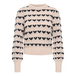 Jacqueline de Yong JDY Pullover in Beige - 43% | Gr&ouml;&szlig;e S | Damen-pullover-cardigans