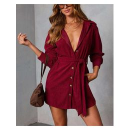 Milan Kiss Kleid in Rot - 70% | Gr&ouml;&szlig;e L | Damen-kleider