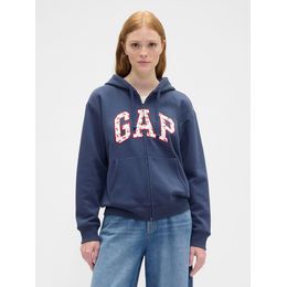 GAP Sweatjacke in Dunkelblau - 44% | Gr&ouml;&szlig;e XL | Damen-sweatshirts-jacken